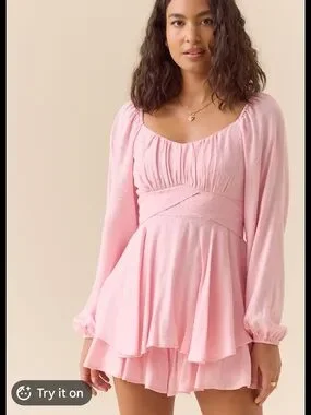 Altar'd State | Dresses | New Altard State Mini Bow Back Dress | Poshmark
